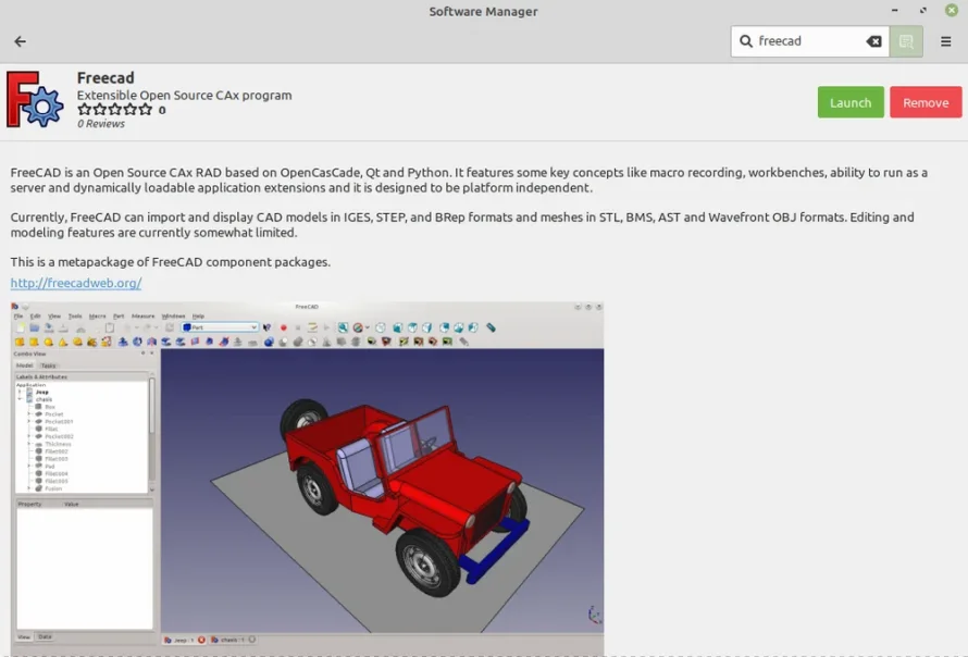 Instalacija na Linux OS | FREECAD